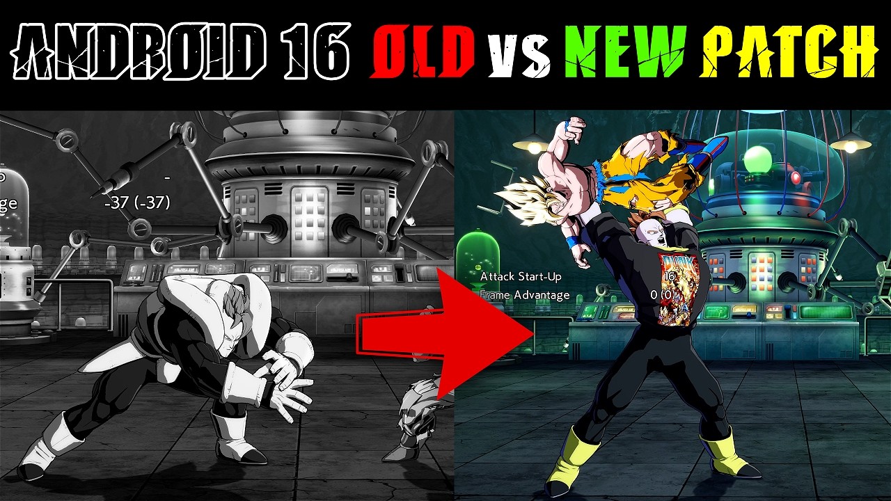 NEW DBFZ PATCH! HUGE Android 16 BUFFS! Old vs NEW Patch! - YouTube