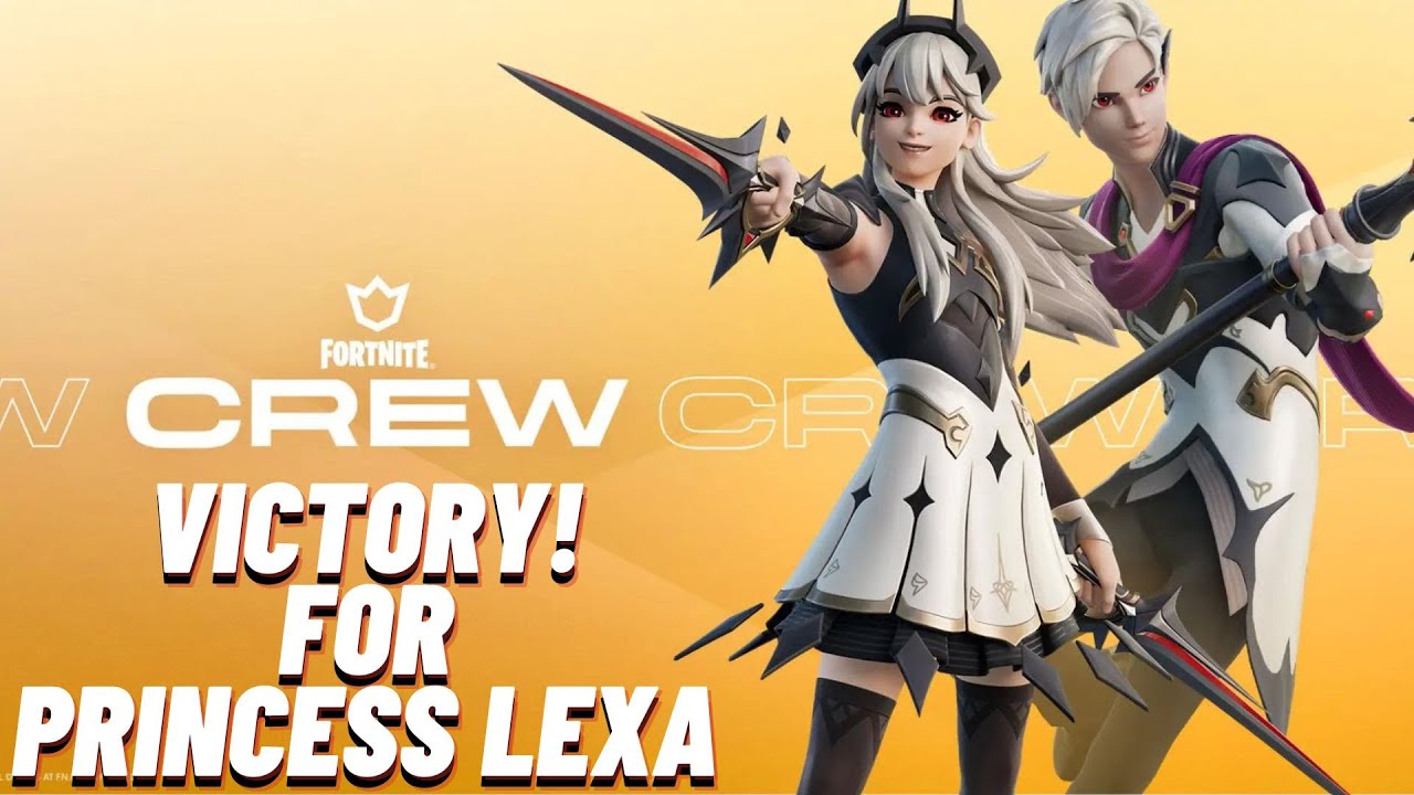 Victory! for PRINCESS LEXA in a FORTNITE Solo Match. - YouTube