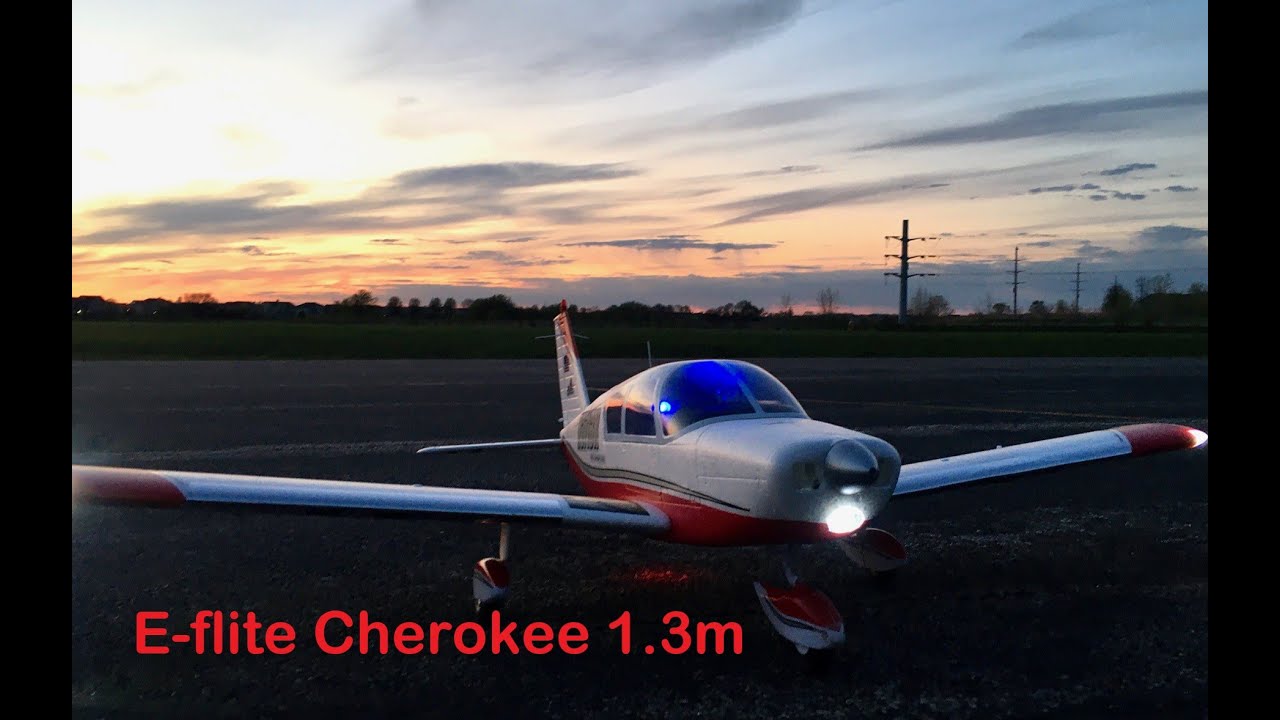 E-flite Cherokee 1.3m - YouTube