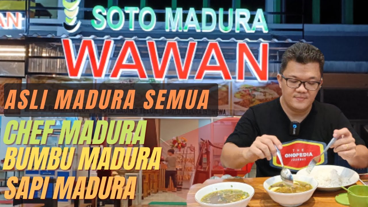 Soto Madura Wawan Citra Raya, ternyata begini rasanya - YouTube