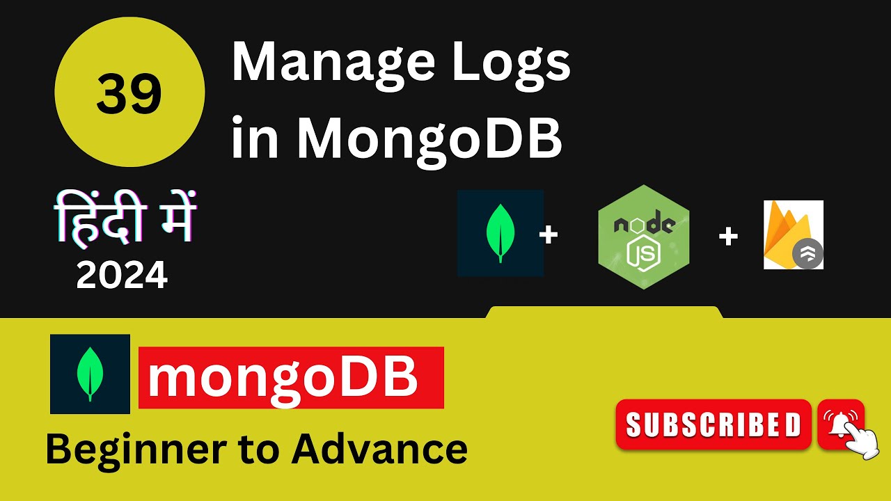 39- Manage Logs in MongoDB in Hindi ( हिंदी में ) - YouTube