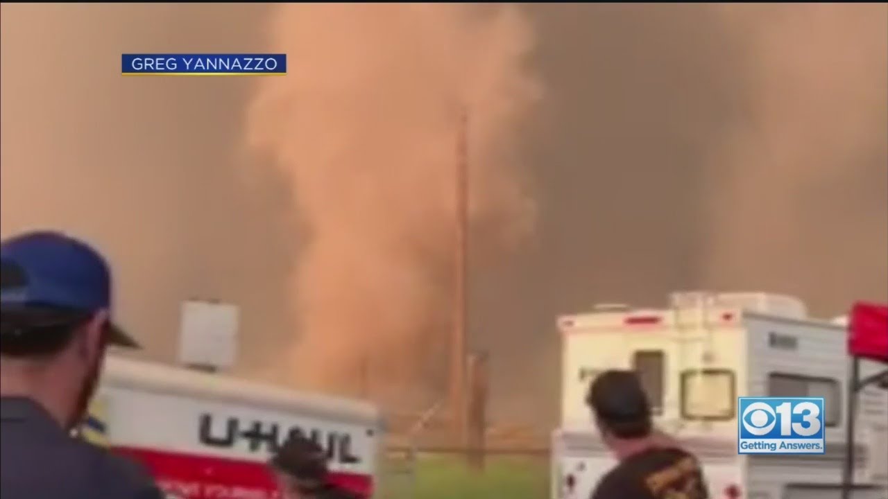 Families Shocked As Tornado Touches Down In Davis - YouTube