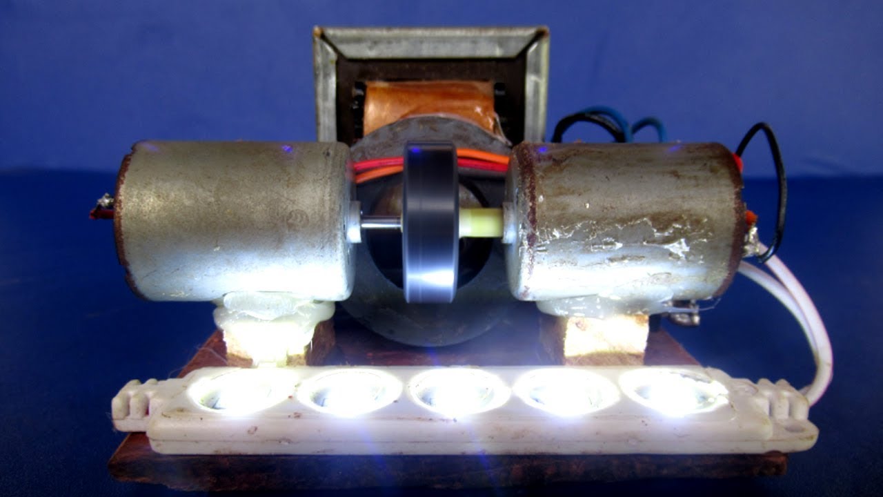 electricity Free energy generator light bulb 220 Volts with Magnet & DC ...
