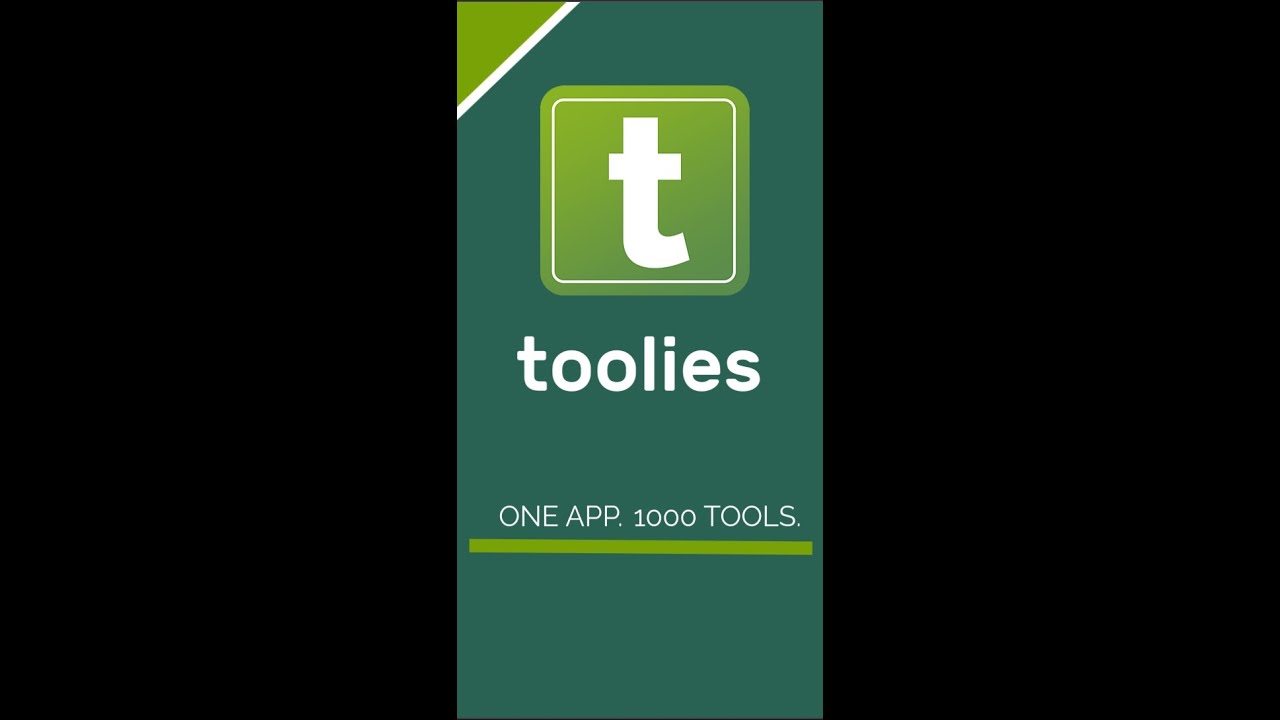 toolies - ONE APP. 1000 TOOLS - YouTube