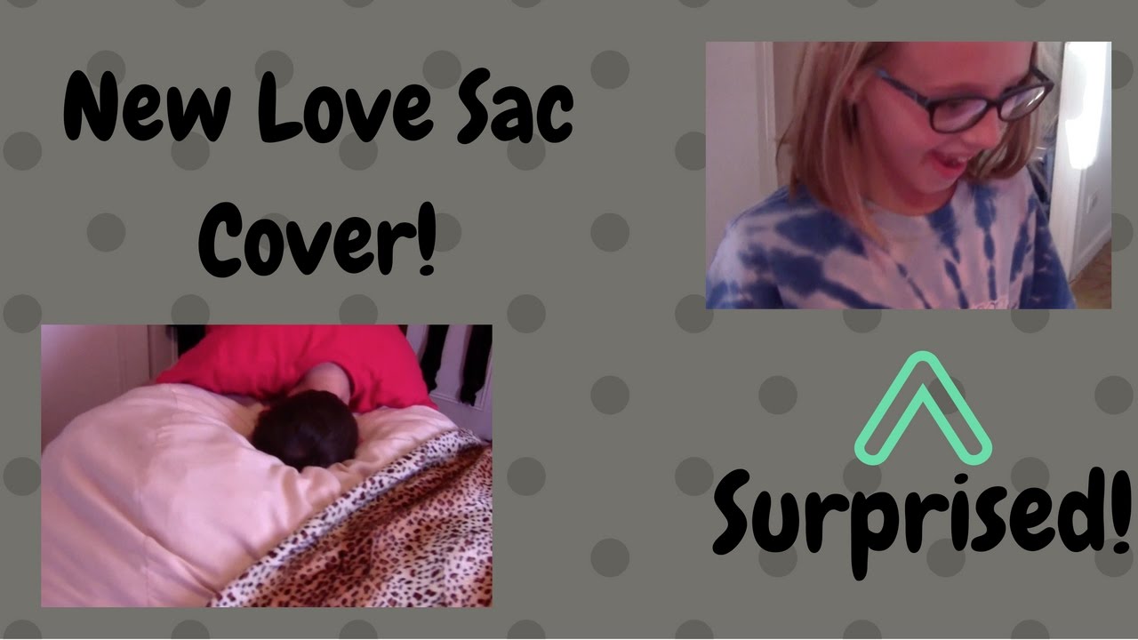 New cover for our Love Sac || Surprise || Cozy Sack Cover - YouTube