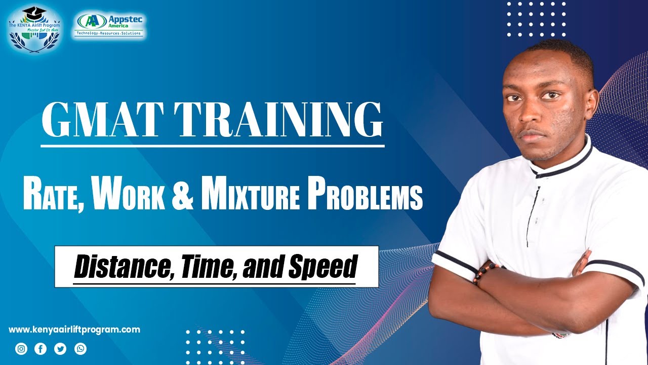 GMAT Training| Quant| Conquering Rate, Work, and Mixture Problems - YouTube