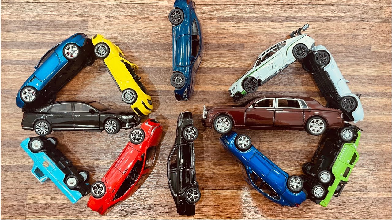 Toys Cars From The Floor | Porche, Corolla, Audi | Diecast Car Toy ...