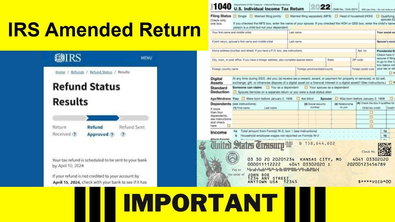 IRS How to Fix Amended Return Balance Due Notice Resolve Double Billing ...