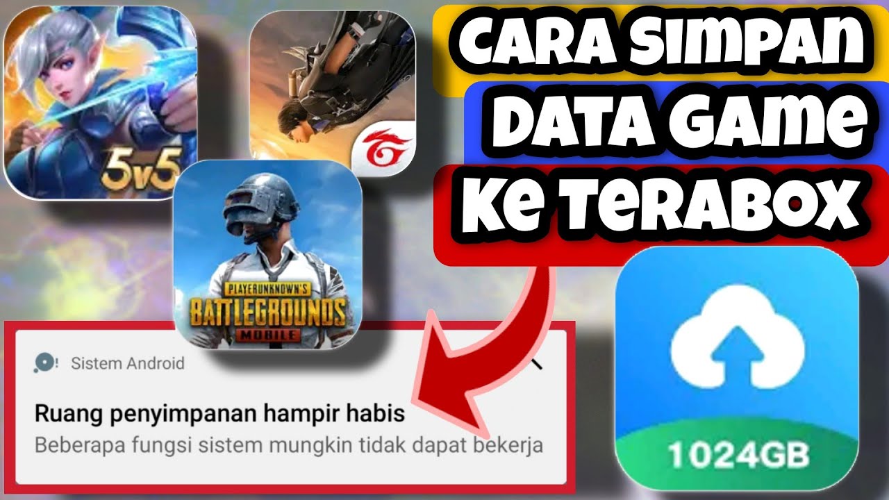 Cara Simpan File Data Game Ke Terabox || Pindahkan Data Game ML, Ff ...
