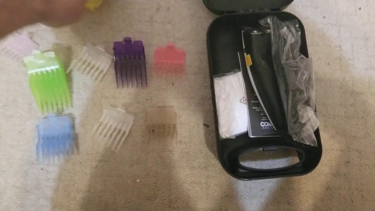 Conair coded comb guide haircut kit. Trimmer. - YouTube