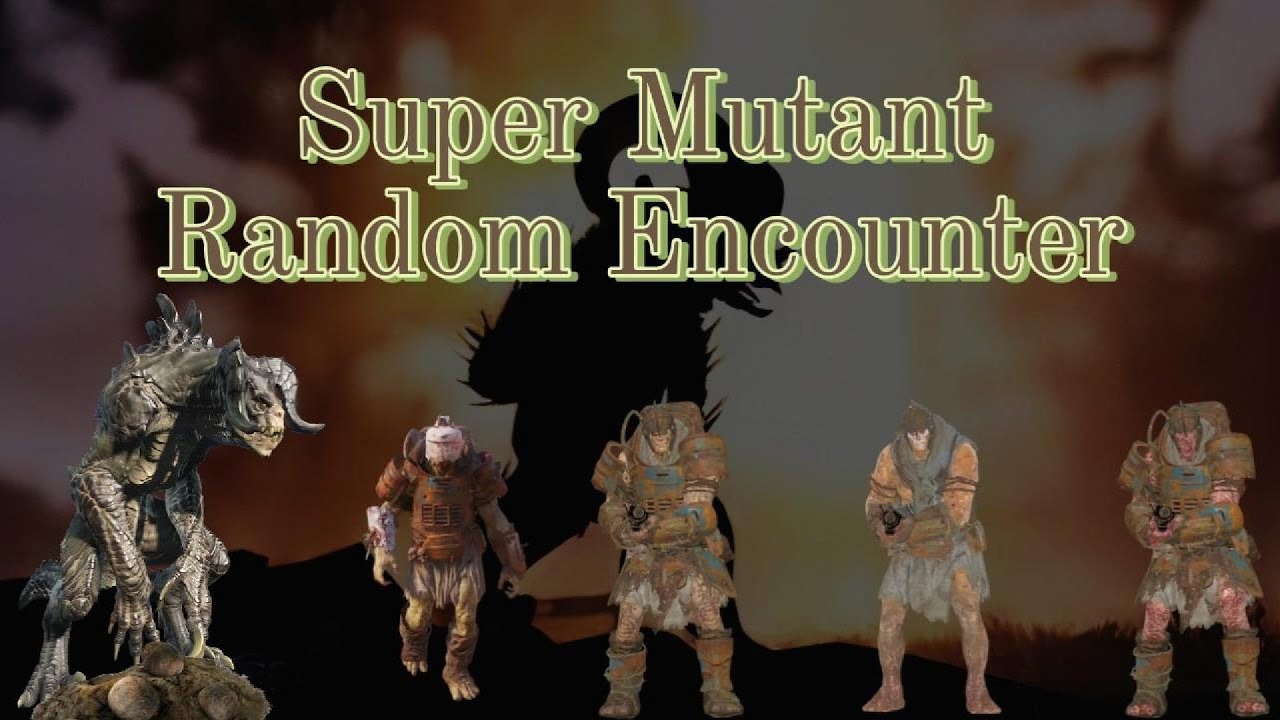 Super Mutant Random Encounter Fallout 76 - YouTube