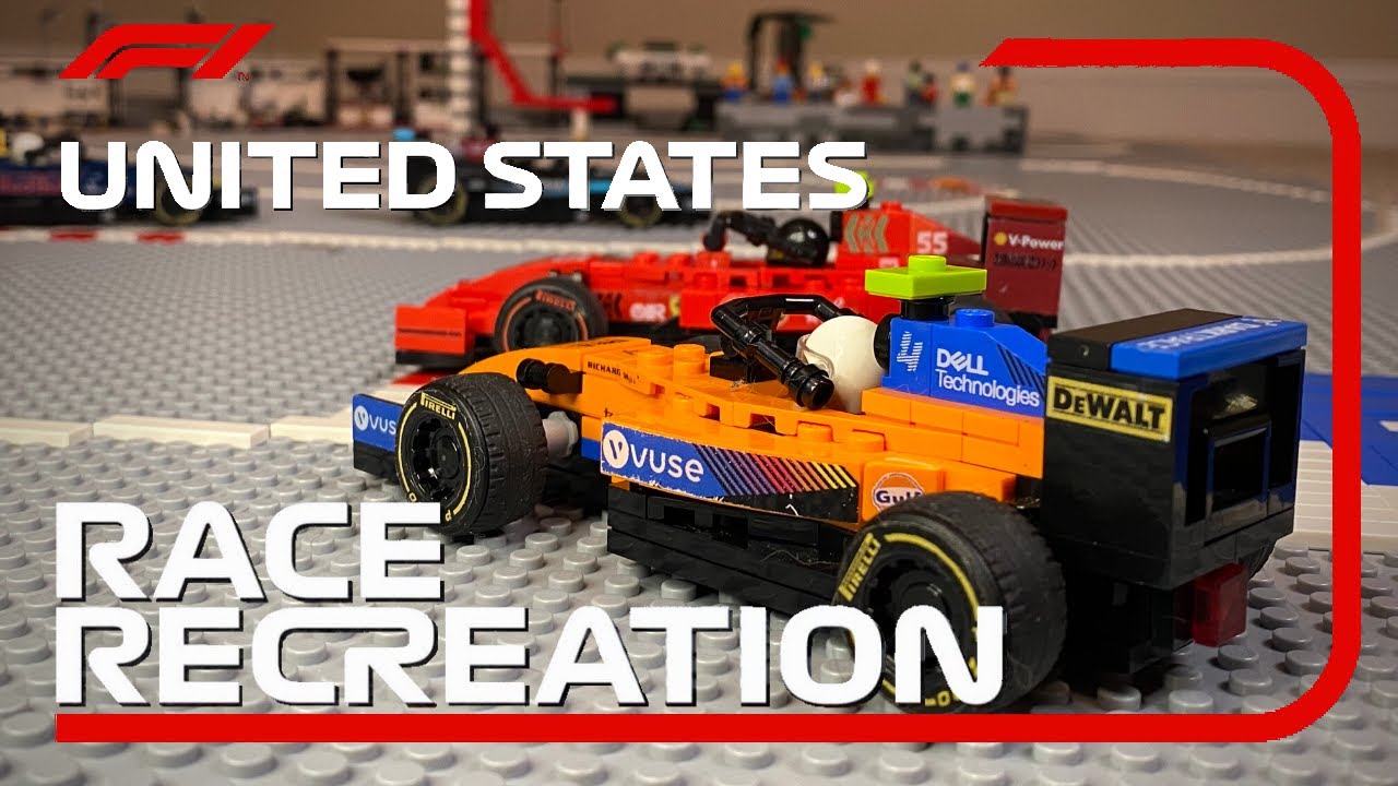 The 2021 Lego Formula 1 Aramco United States Grand Prix - YouTube