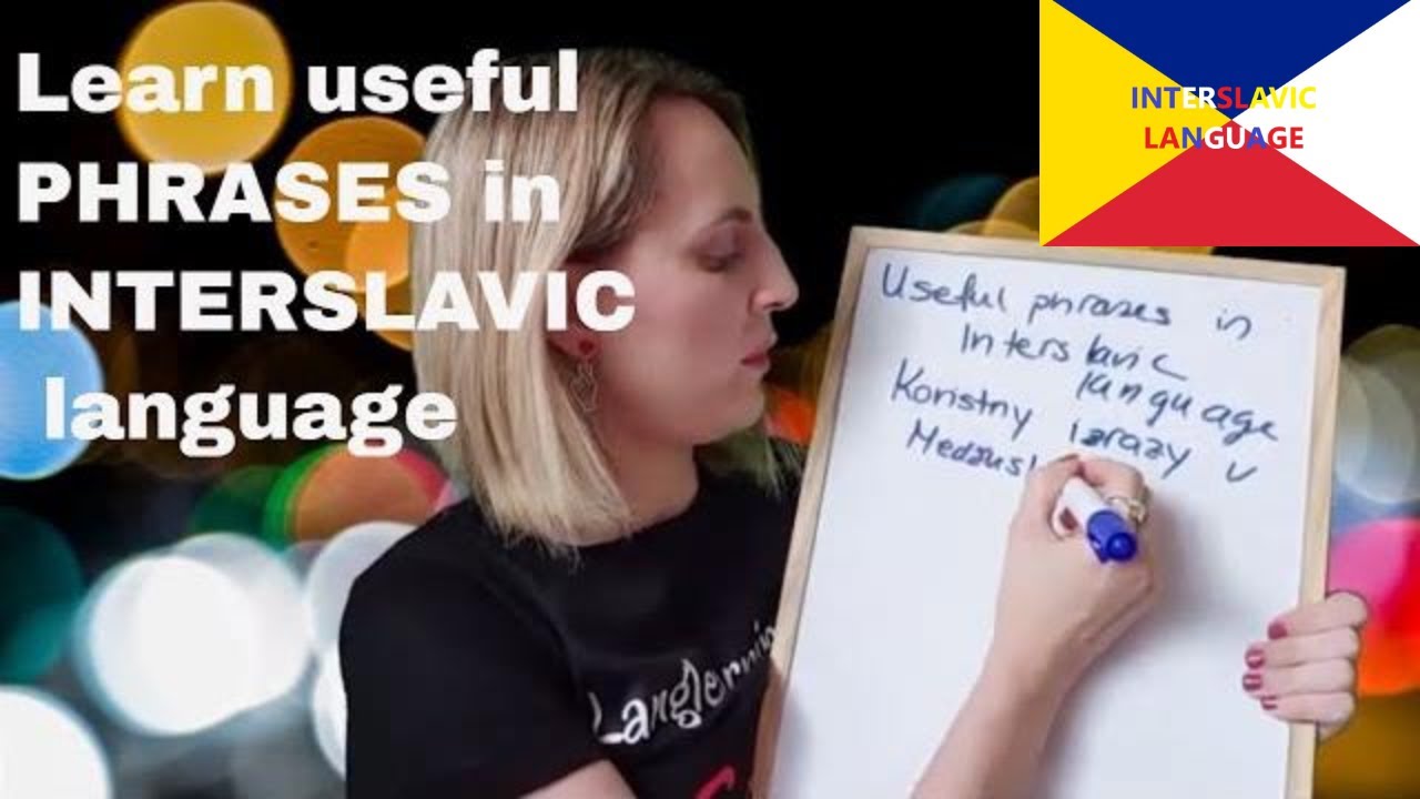 Interslavic phrases - YouTube