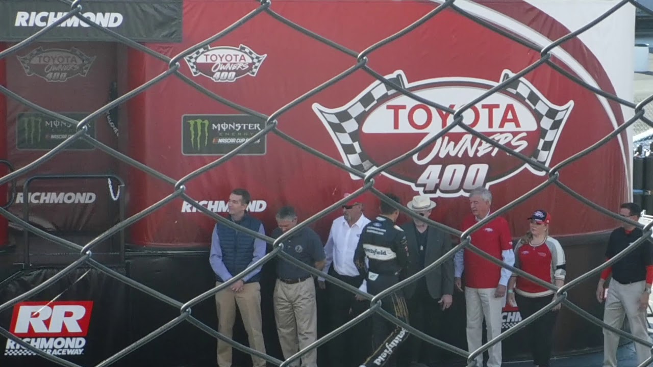 NASCAR Richmond driver introductions april 21,2018 - YouTube