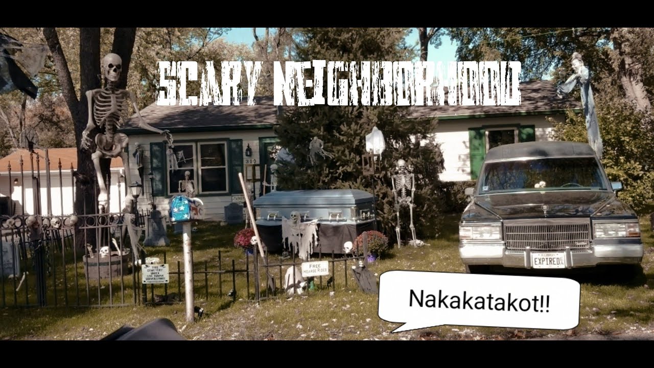 Walking around in a scary Neighborhood!!! Nakakatakot! - YouTube
