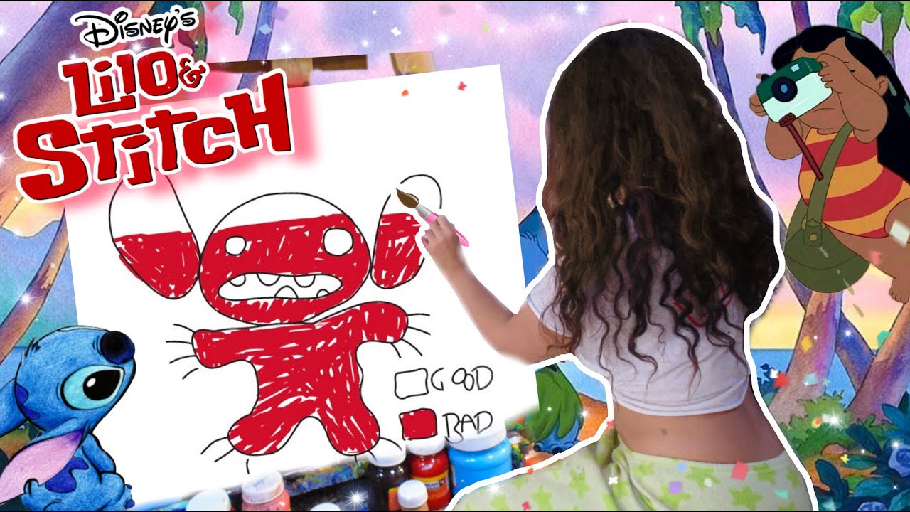 COMO PINTAR EL NIVEL DE MALDAD DE STITCH LILO Y STITCH DISNEY VANE V ...