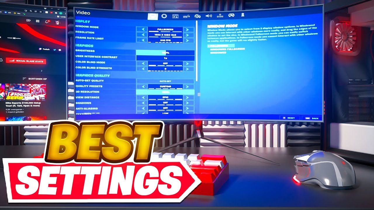 The BEST Setting in Fortnite Chapter 3 (Elite Esports Settings) - YouTube