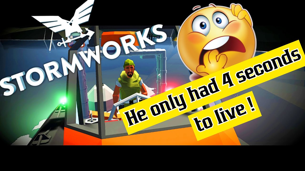 Stormworks - Career mode - Best + Funny moments - My first rescue ...
