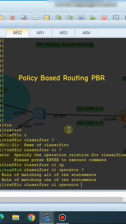 How to configure policy based routing PBR Watch full video - YouTube
