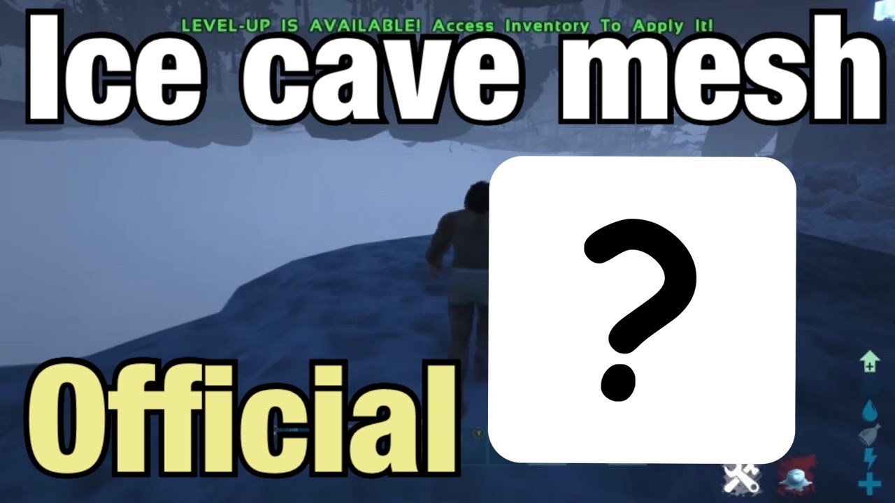 ICE CAVE MESH *OFFICIAL* (ARK SURVIVAL EVOLVED GLITCH) - YouTube