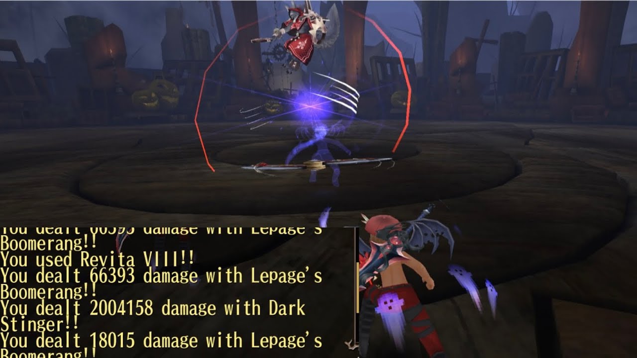 Only using snipe dark stinger combo for damage. Neewollah very hard ...