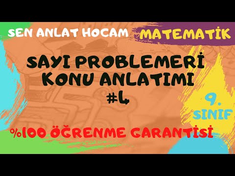 9. SINIF SAYI PROBLEMLERİ 4 TYT +PDF |✅