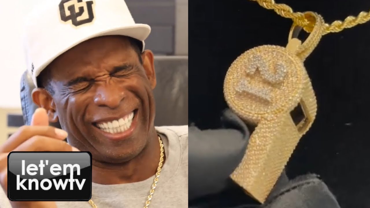 Deion Sanders Just Got A Diamond Whistle From Tajia Diamonds👀 - YouTube