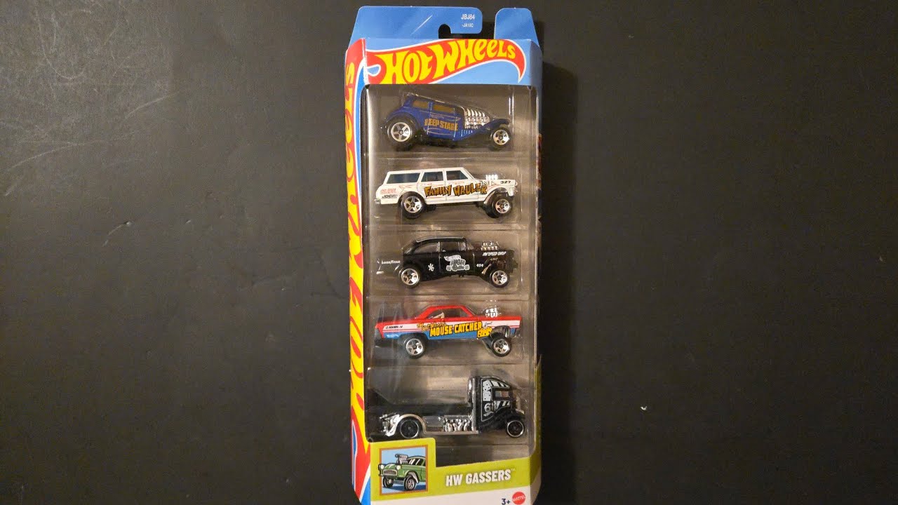 Opening Hot Wheels Gassers five pack - HW Gassers 5 pack - YouTube