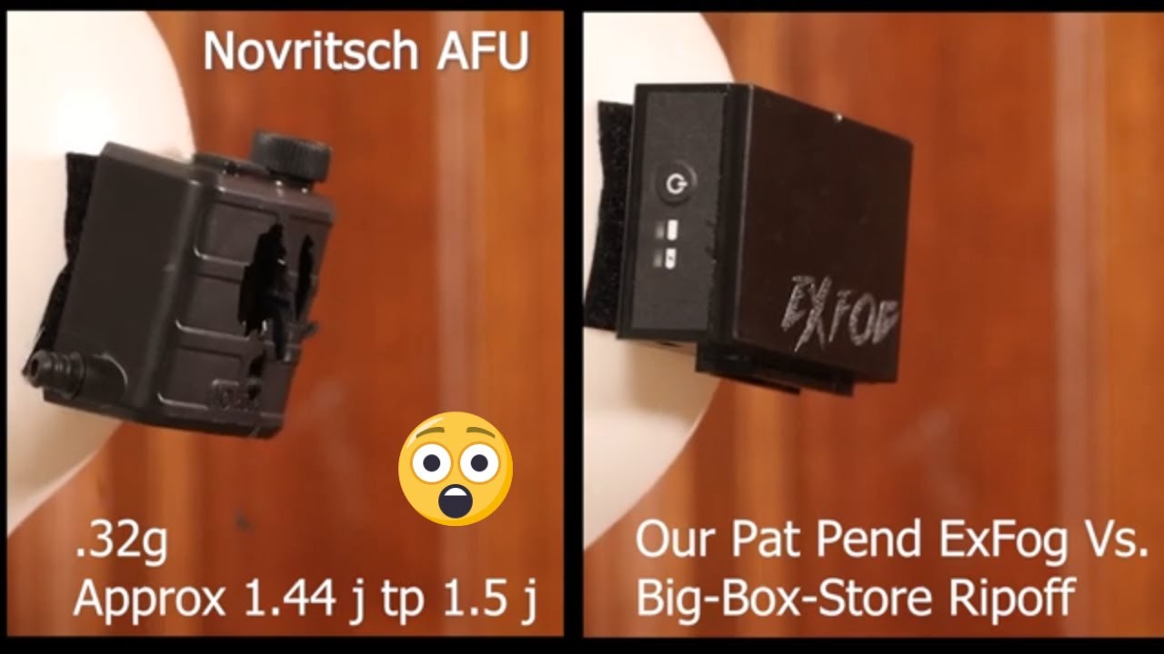 ExFog Antifog Vs Novritsch AFU Shot Test (Doesn't Go Well) - YouTube