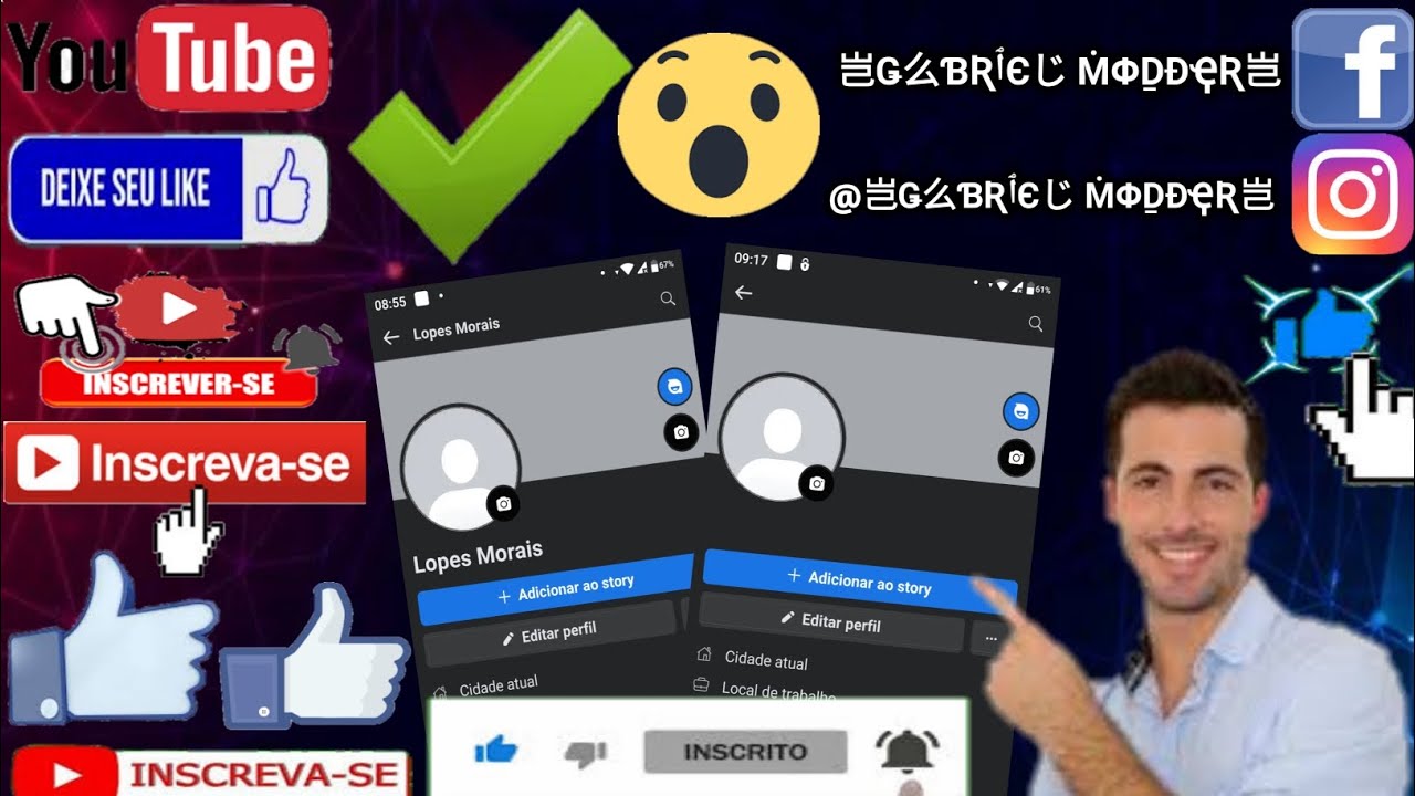 Como colocar nome invisível no Facebook atualizado 2023 !!! - YouTube