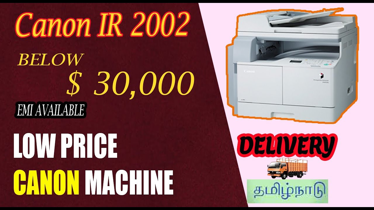 LOW PRICE XEROX MACHINE |per-day 200-400 pages|canon ir 2002 ...