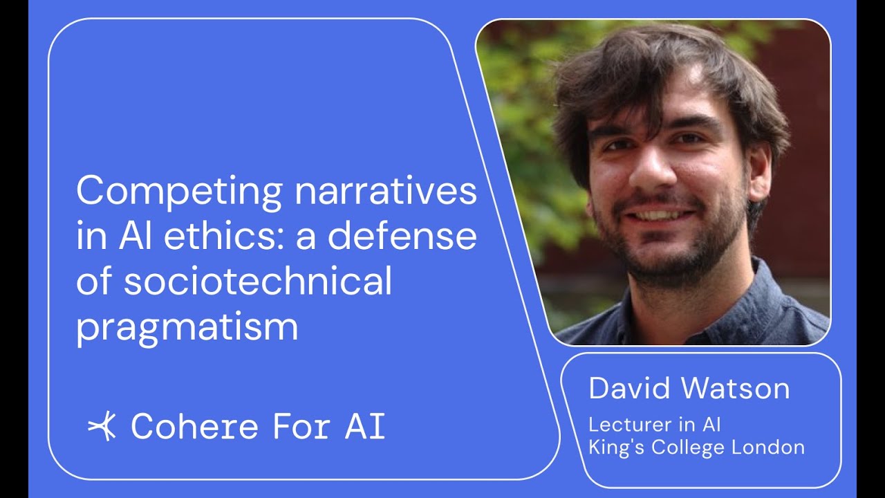 David Watson - Competing narratives in AI ethics a defense of ...
