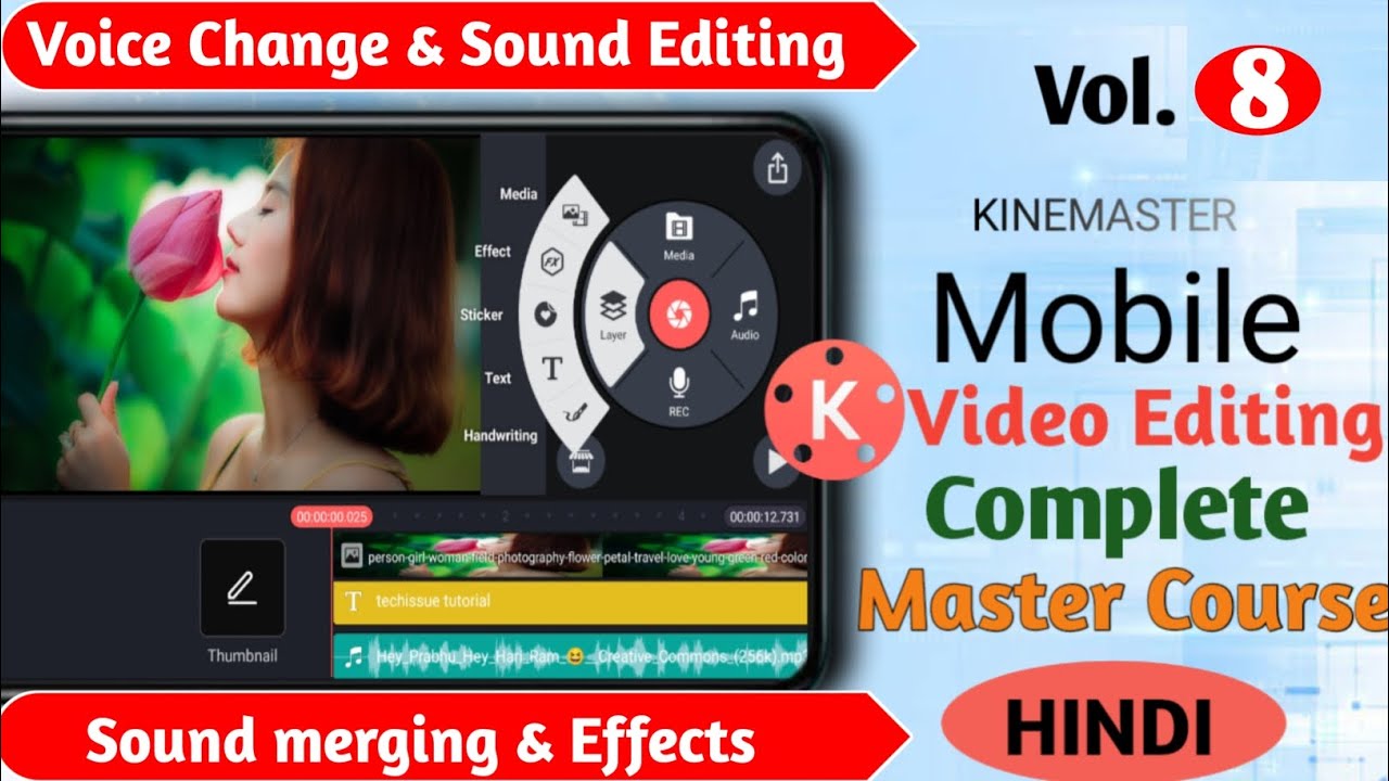 Voice Change & Sound Editing in kinemaster | kinemaster Master Course ...