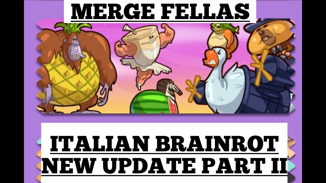 LIVE GAME PLAY MERGE FELLAS ITALIAN BRAINROT NEW UPDATE PART 3 - YouTube