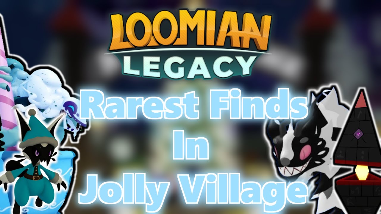 LOOMIAN LEGACY ALL OF MY RARE FINDS IN JOLLY VILLAGE 2024/25 - YouTube