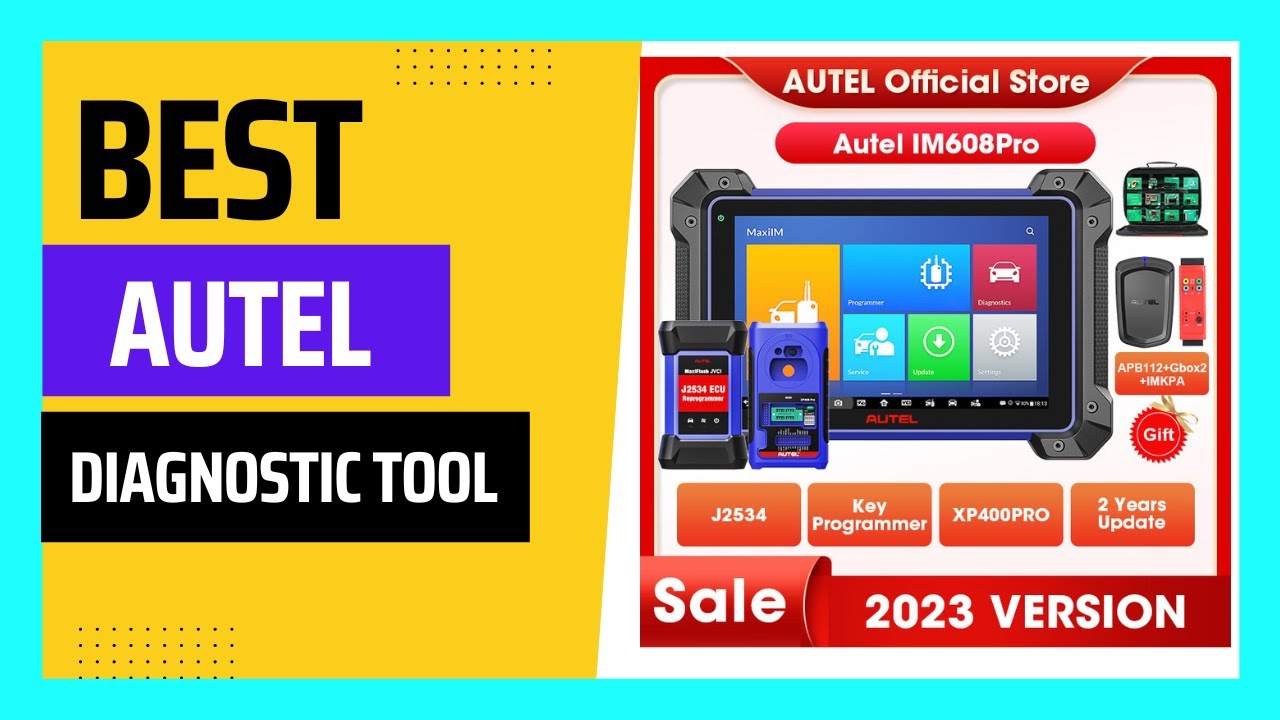 Autel IM608 Pro MaxiIM 608 Full Key Programmer - YouTube