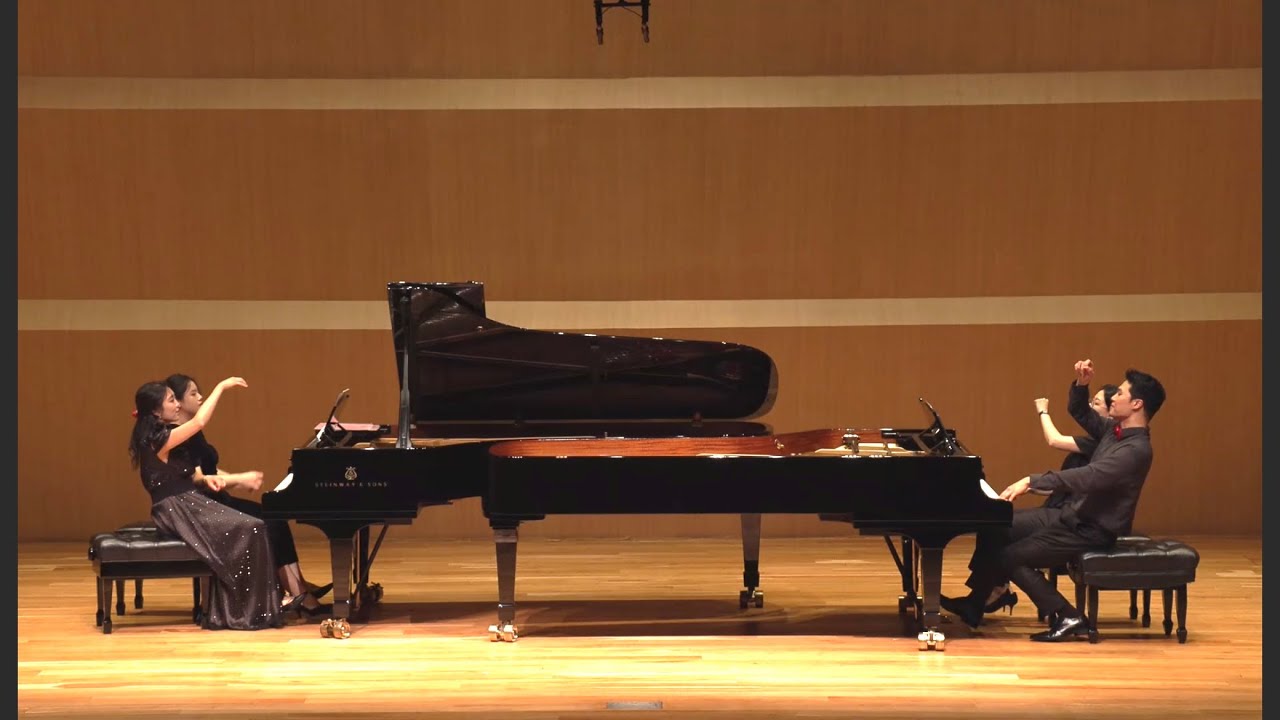 W.A.Mozart-Ragtime alla Turca(2 Pianos 8 Hands) - YouTube