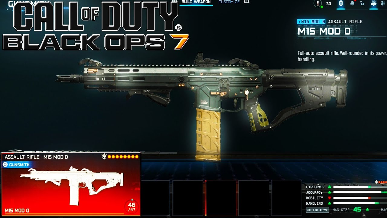 new BROKEN META M15 MOD 0 SETUP in BLACK OPS 7! 🚨 (Best M15 MOD 0 Class ...