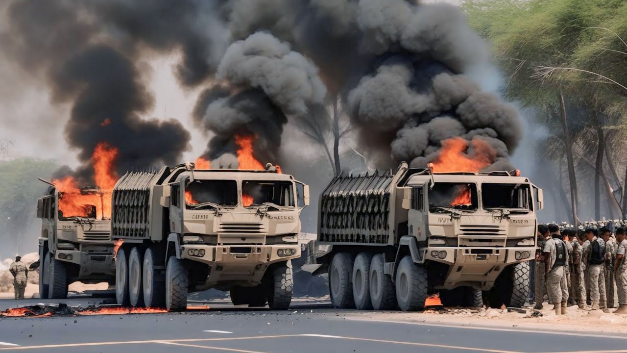 13 Minutes ago! Russian missile launchers destroy 300 US ammunition ...