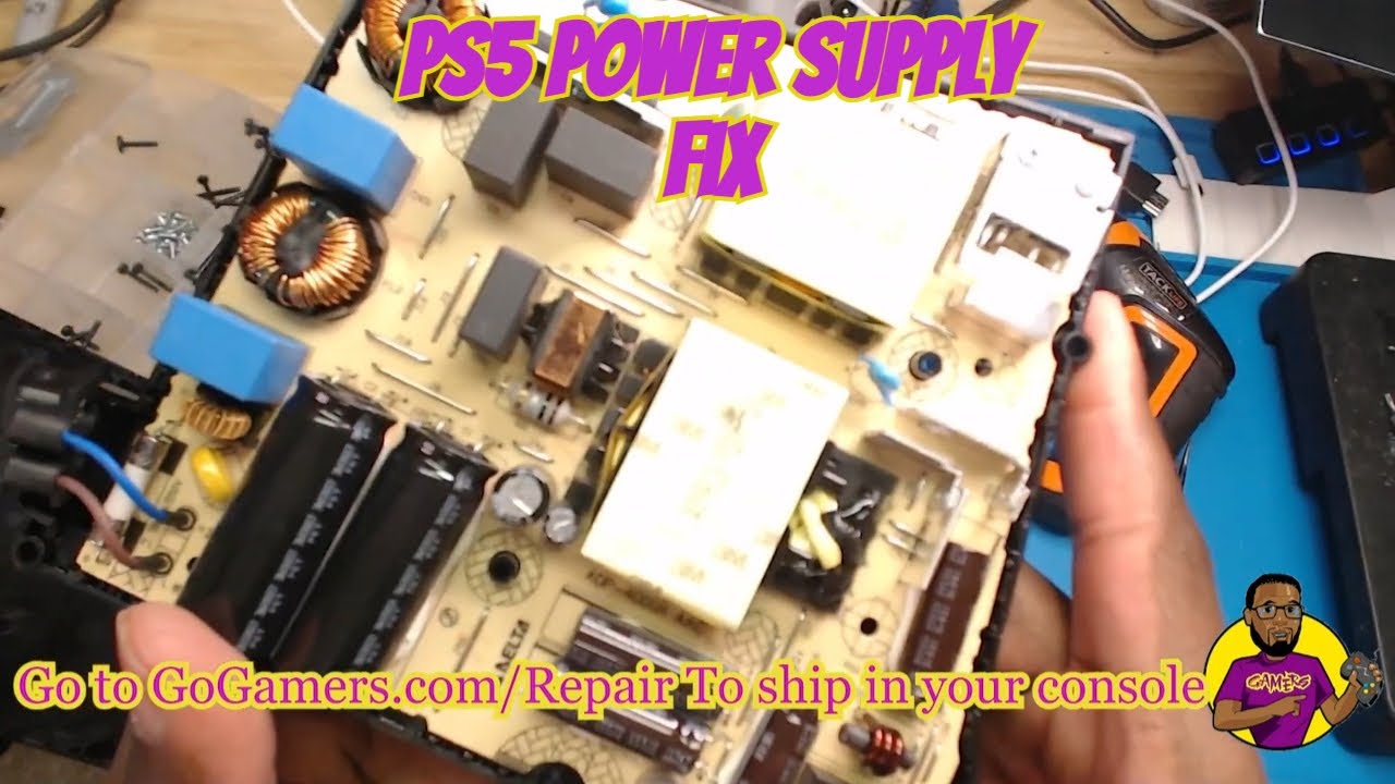 How To Fix PS5 Slim Power Supply Replacement (No Power Repair) - YouTube