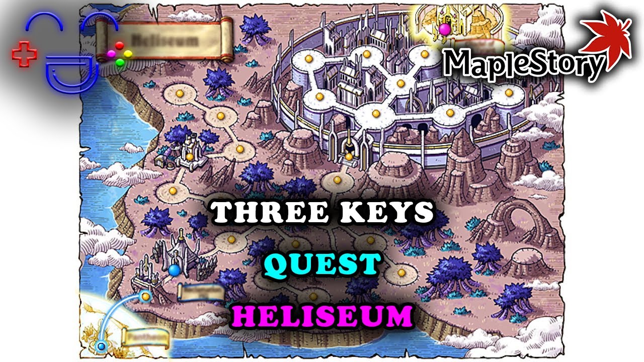 Three Keys Heliseum Quest Maplestory Guide - YouTube