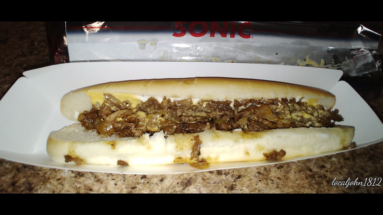 Sonics New Classic Footlong Philly Cheesesteak review - YouTube