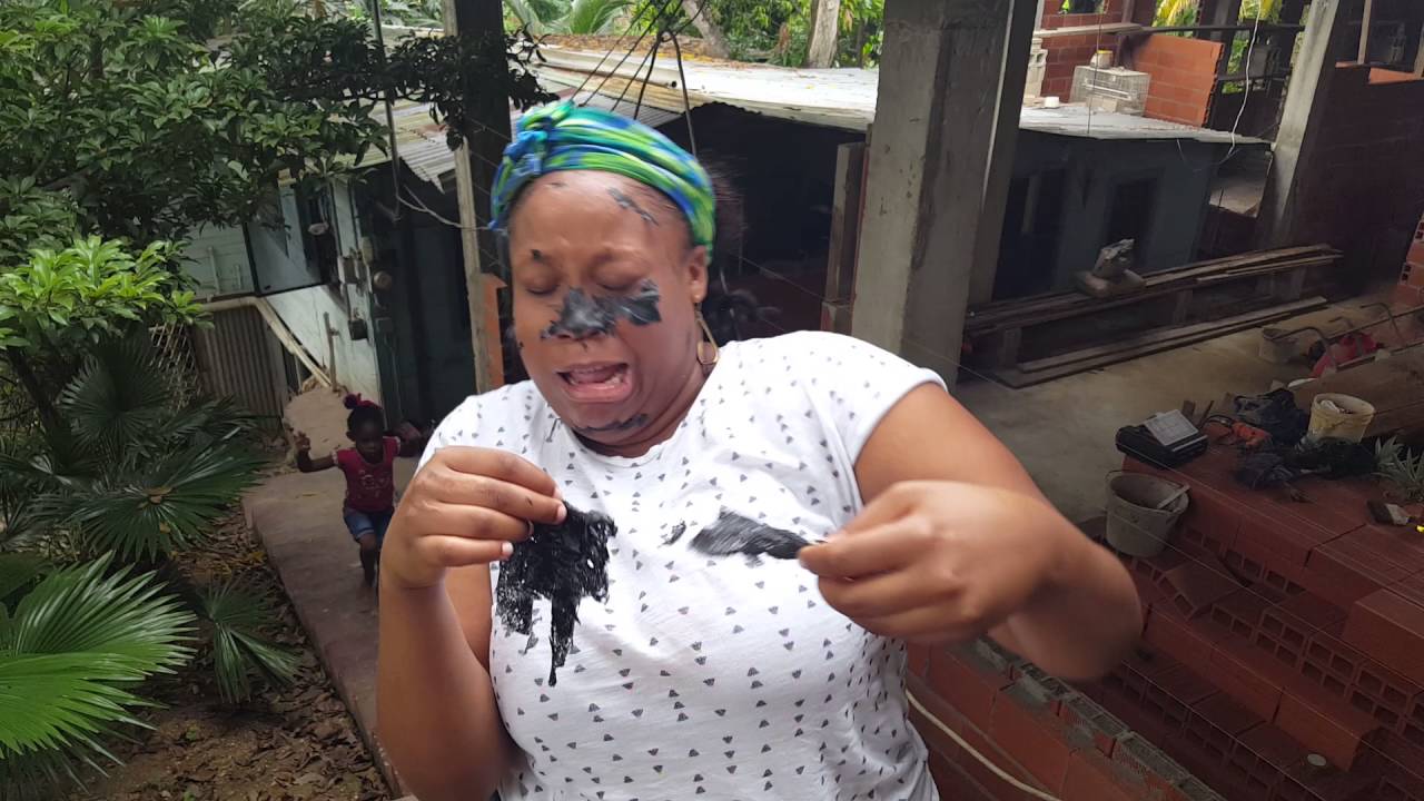 black mask removal fail - YouTube