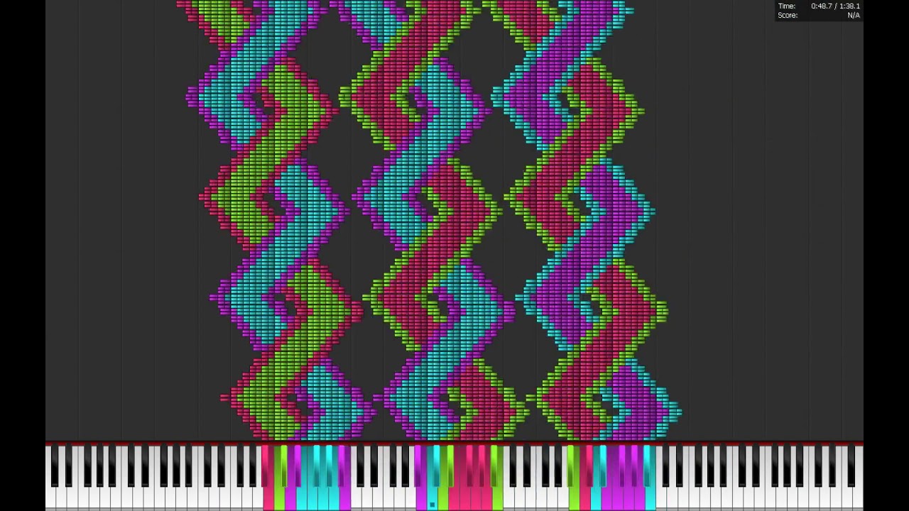 [Black MIDI] magic lag tester.mid | ~ Simba's Piano Elipse - YouTube