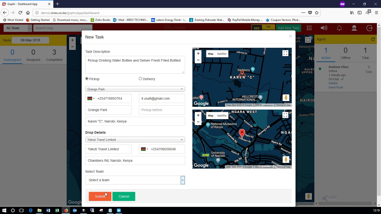 GOPHR MOBILE APP FOR TASK RUNNER - YouTube