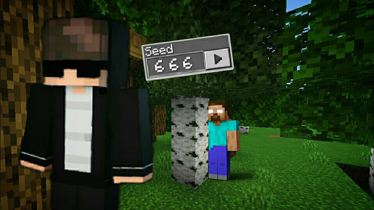Testing Minecraft Most Haunted* Seed 666 Seed 💀 - YouTube