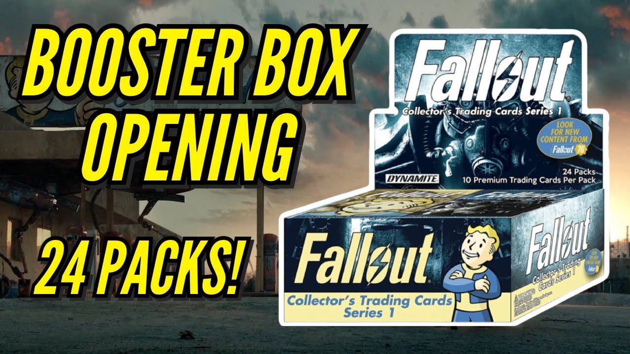 OPENING A FALLOUT TRADING CARDS BOOSTER BOX - YouTube