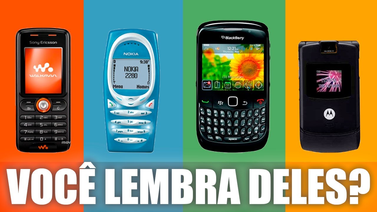 Celulares que mais fizeram sucesso na Década de 2000 E marcaram nossas ...