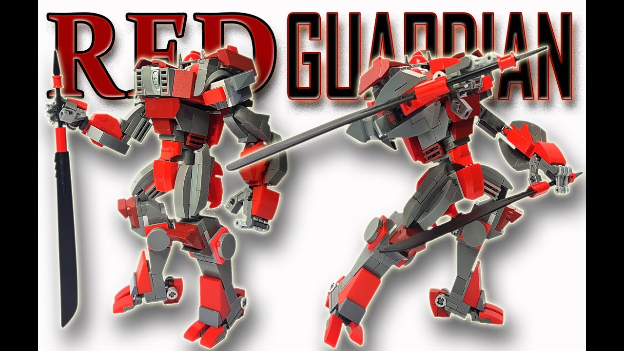 Red Guardian Mech Suit Tutorial | LEGO Compatibles | MOC | Stop Motion ...