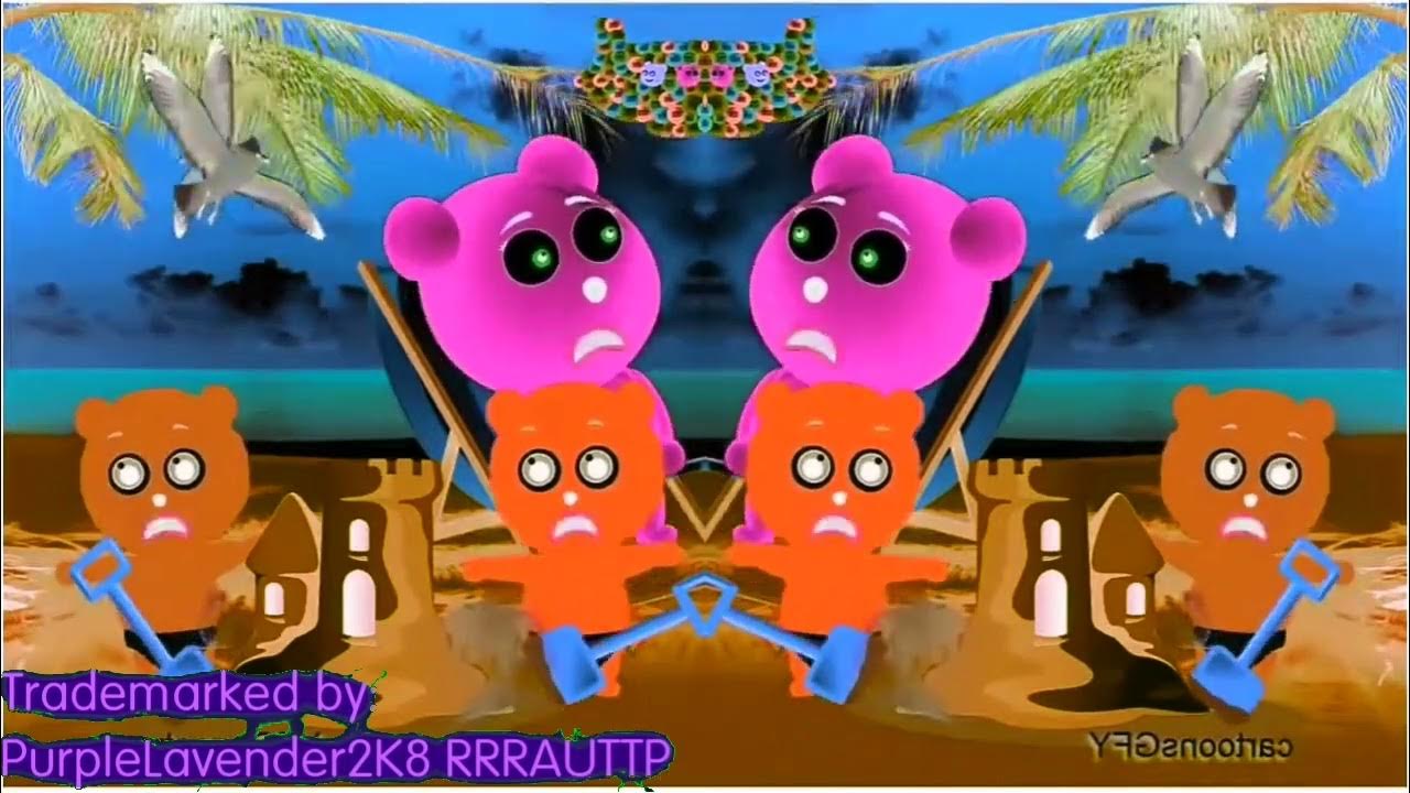 Mega Gummy Bear Family Running in CoNfUsIoN - YouTube